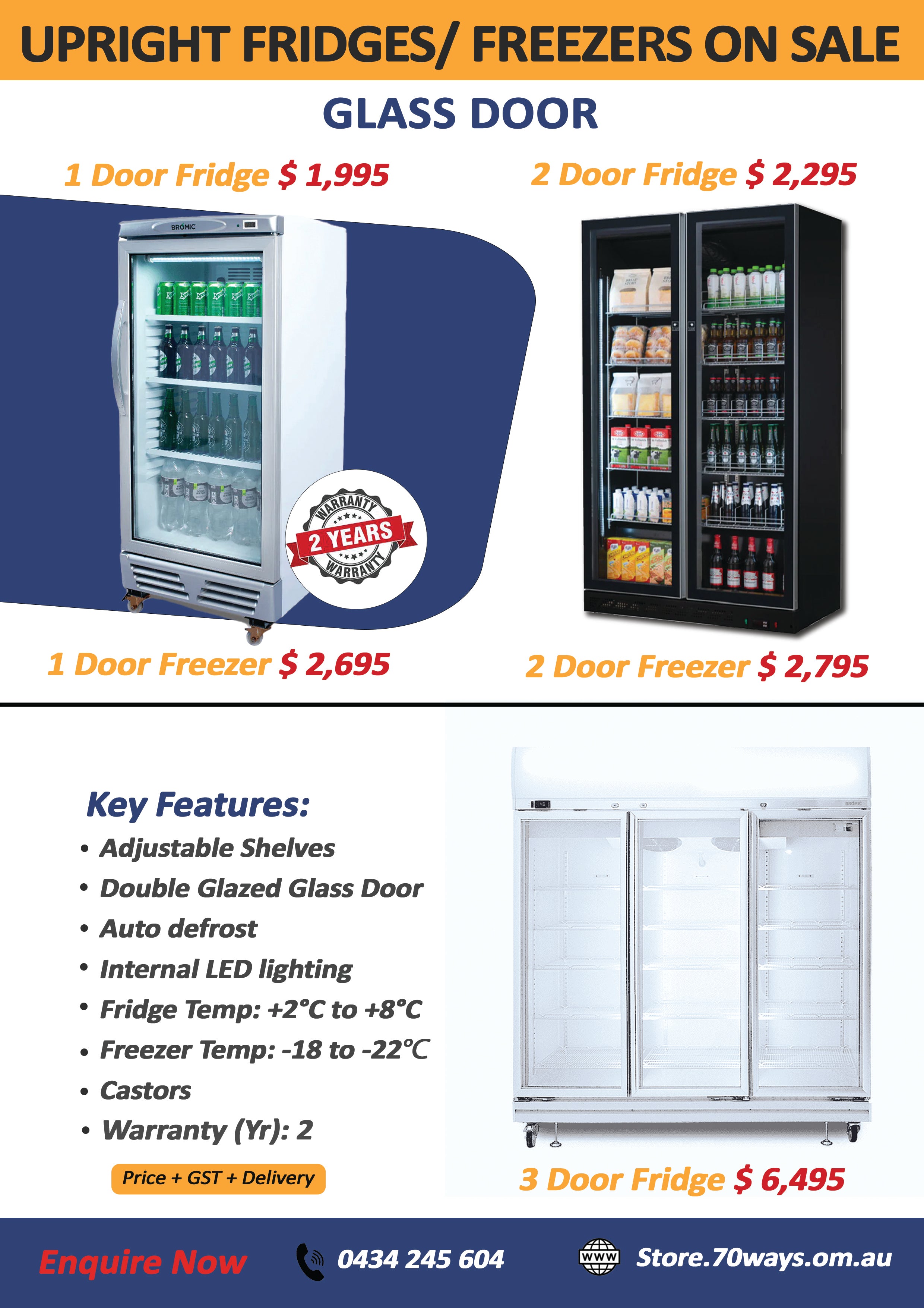 Upright Fridges/ Freezers on Sale – 70 Ways