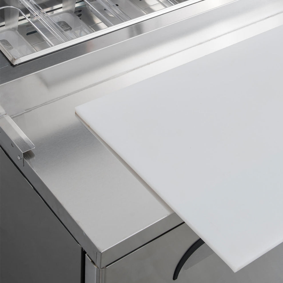 Pizza Prep Fridge – 3 Doors – 2370mm – 12 Pans – 70 Ways